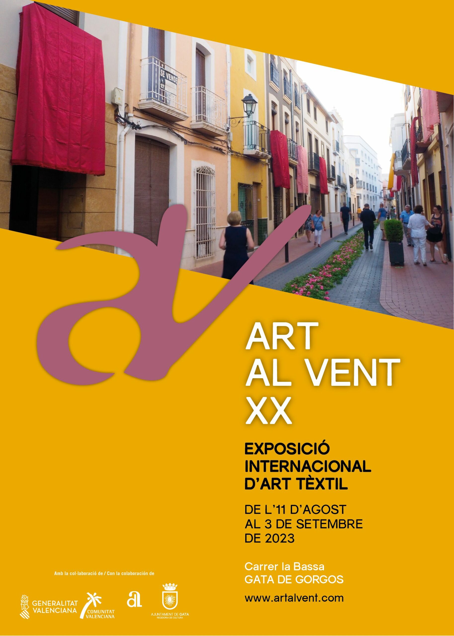 Art al Vent: el arte textil que ondea su agosto en Gata de Gorgos - MAKMA